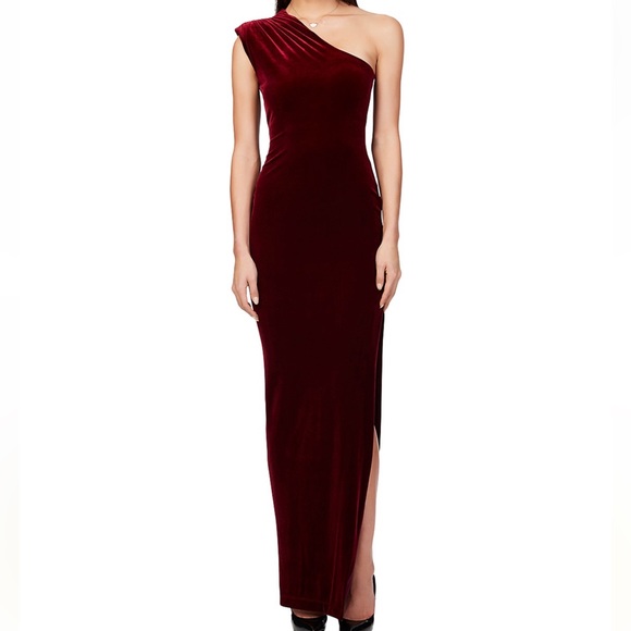 Nookie | Dresses | Nookie Wine Colored Velvet Dress | Poshmark
